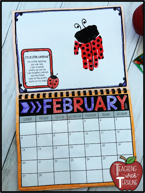 Teaching With Terhune: Handprint Calendar – Student Made Calendar for a ...