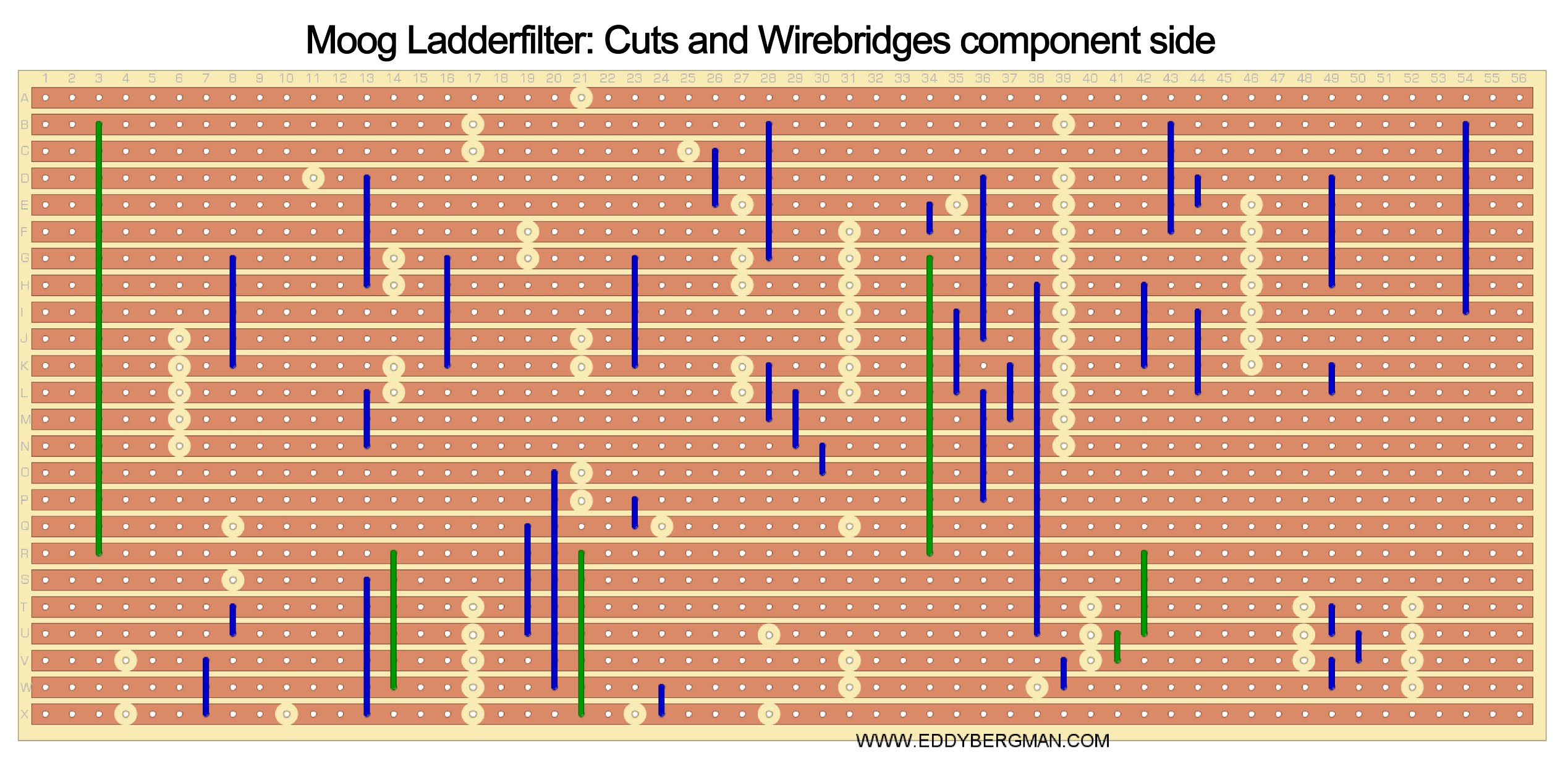 Eddy Bergman.com: Synthesizer Build part-39: MOOG LADDER FILTER ...