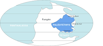 The Paleo-Tethys Ocean Sabbatum wherever the Indian Ocean and Southern ...