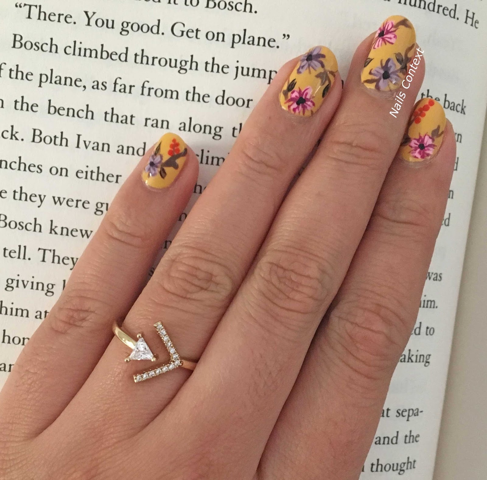 Nails Context: Live life in full bloom