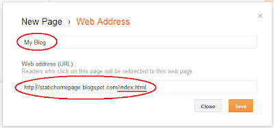 Creating a Blogger Static Home Page - Blogger Tips Pro