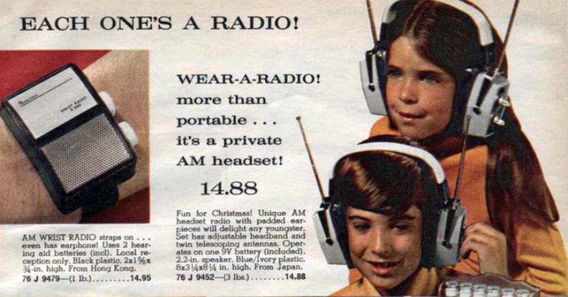 Fascinating Vintage Ads of Old-School Headphones ~ Vintage Everyday