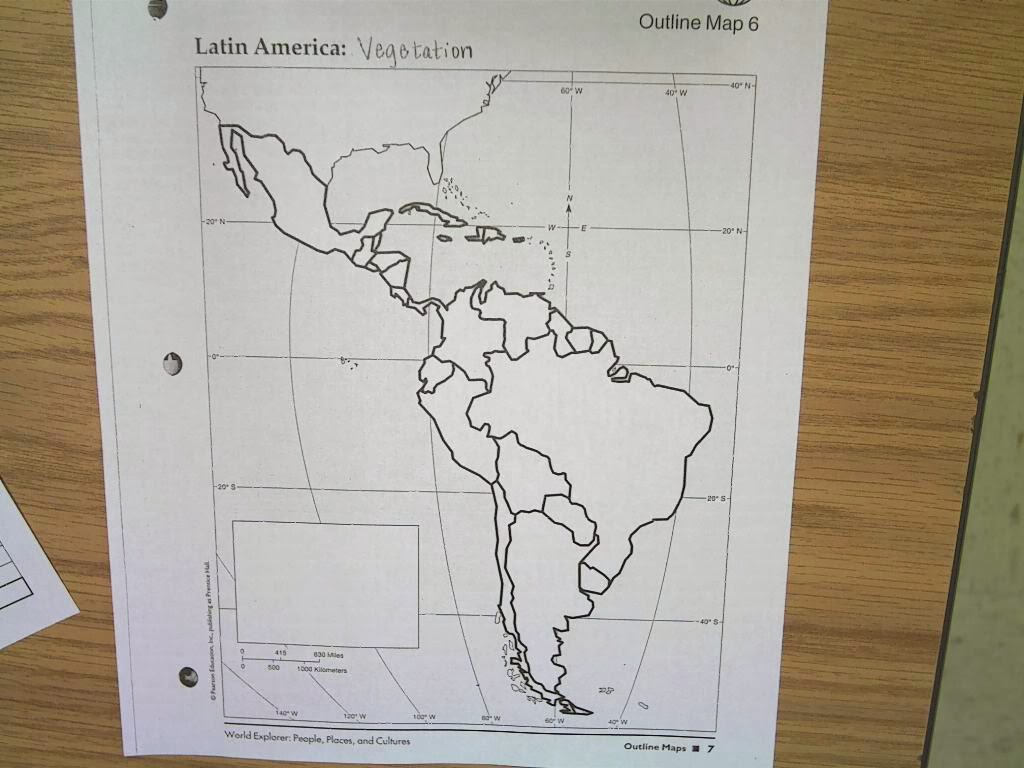 BT Wilson Bobcat Social Studies: Latin America Projects: Day 3 (maps)