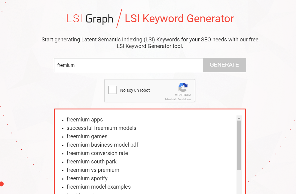 LSI Graph Generador de Palabras clave semánticas para SEO ...