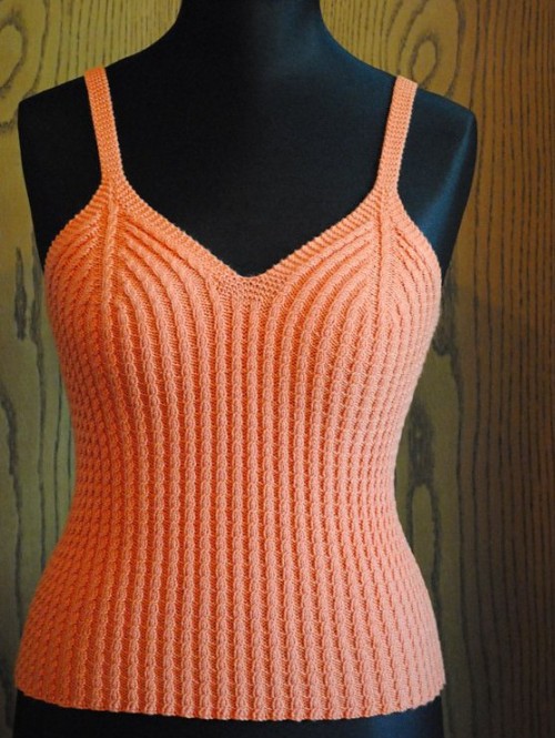 Beautiful Skills - Crochet Knitting Quilting : Ribbed Top - Free Pattern