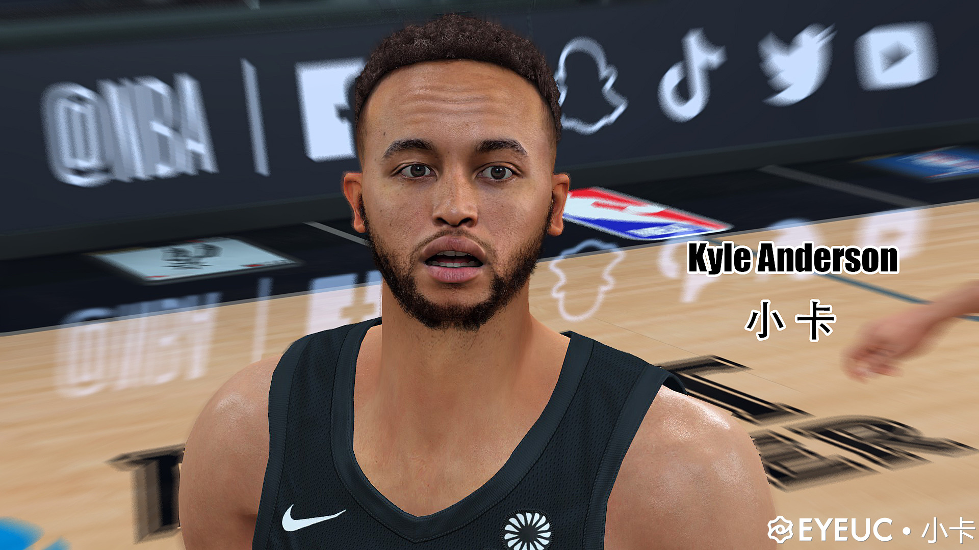 Kyle Anderson Cyberface, Hair and Body Model by Small Cards [FOR 2K21]