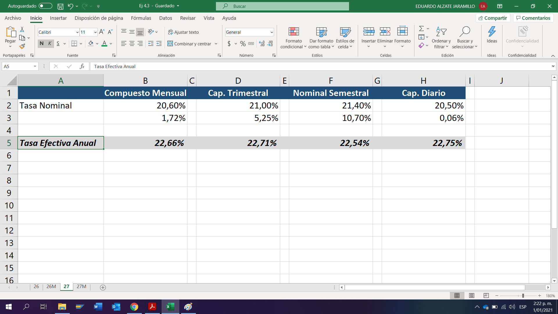 Finanzas, excel, vba, sql y algo más...: enero 2021