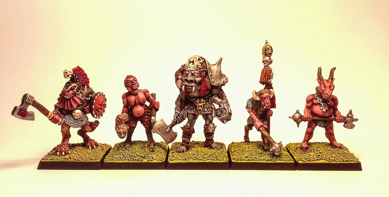 THE WORK OF SHAITAN: Broo/Beastman Unit Leader - A Mighty Beastlord