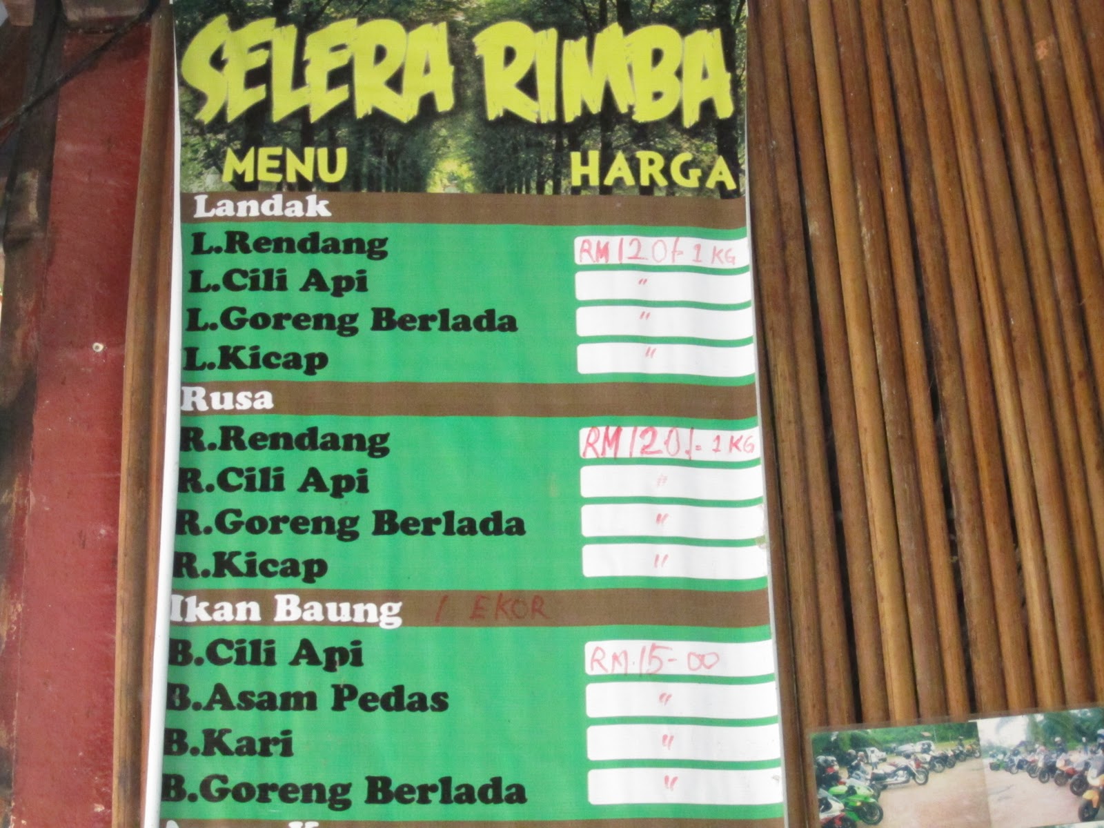 tongkatmotor: Ride Ke Sg.Besar (Restoran Selera Rimba) - Fraser Hill ...