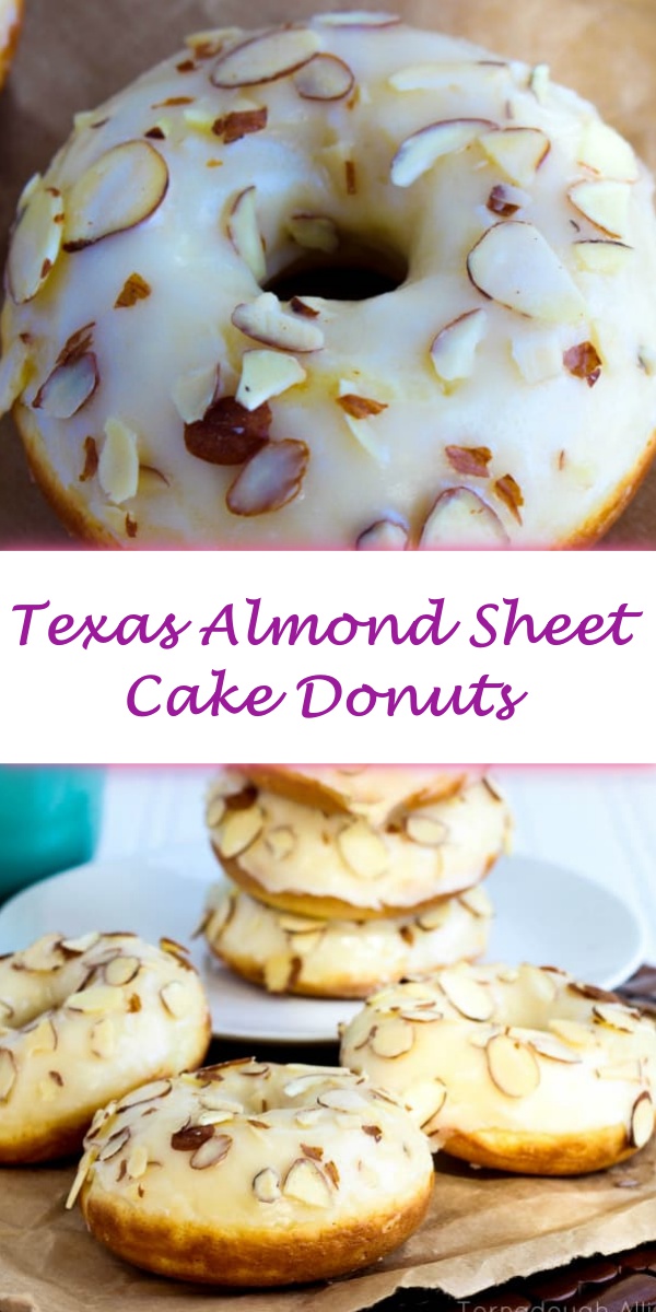 TEXAS ALMOND SHEET CAKE DONUTS - All About Delicious Recipes
