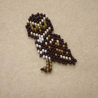 Life Is Good : Ground Owl Seed Bead Chart