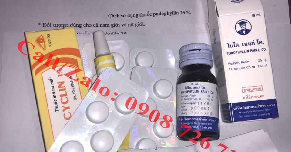 Nhà Thuốc Podophyllin25: Mua thuốc Podophyllin 25 tại Hà Tĩnh bôi rụng ...