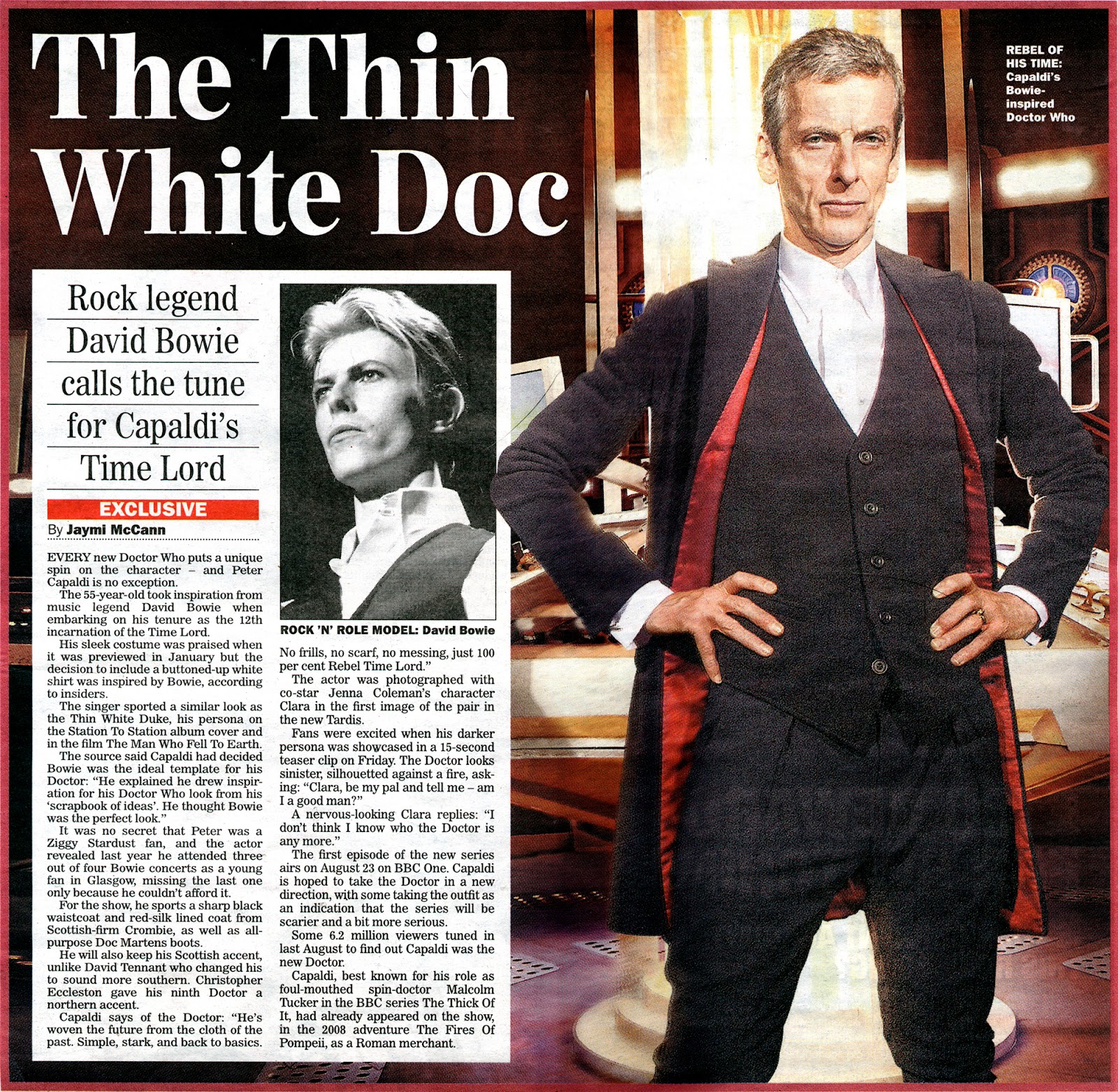 12th Doctor Costume Revealed