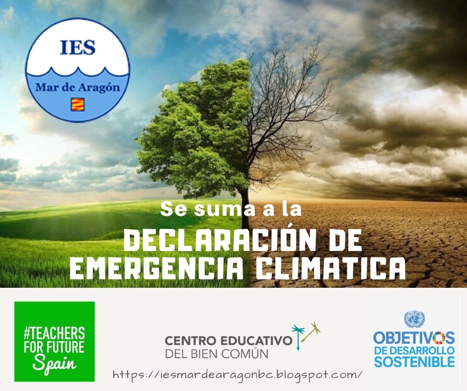 Declaración de emergencia climática - IES Mar de Aragón por el Bien Común