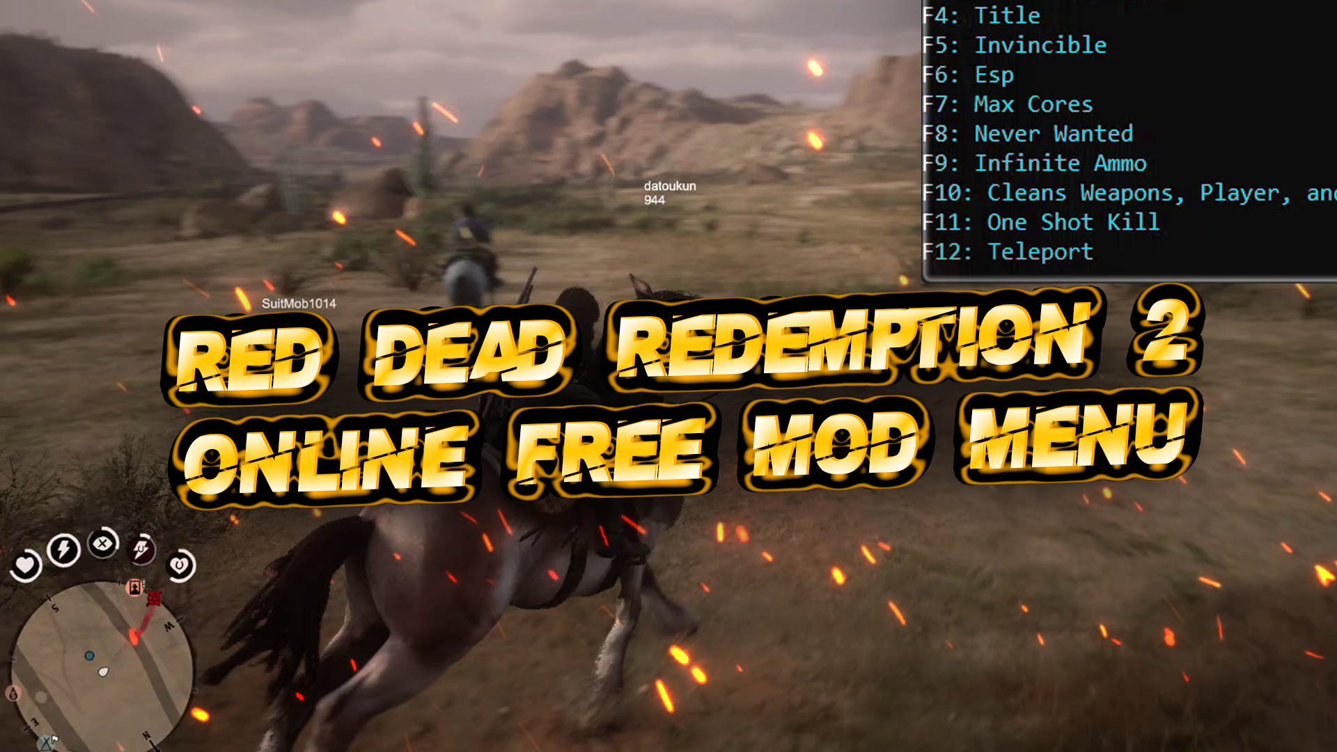 Red Dead Redemption 2 Online Free Mod Menu with ESP , OneshotKill ...