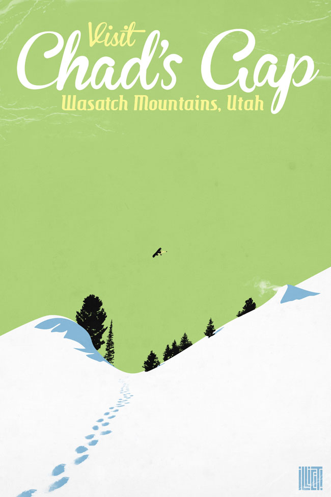 Chad's Gap Vintage Snowboard/Ski Poster What We Made | illicit snowboarding