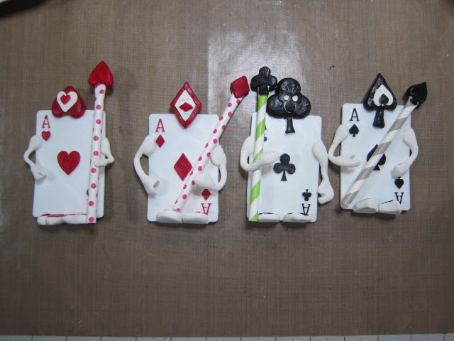 Natasha'ScrapbooKorner: My Clay Adventure Card Soldiers Alice in Wonderland