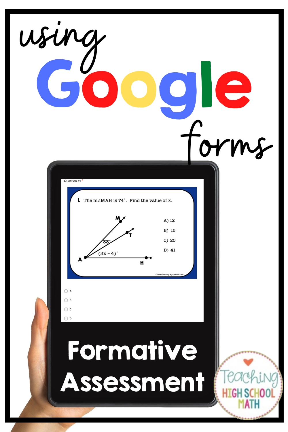 Google Forms for Formative Assessment in Math Class | Teaching High ...