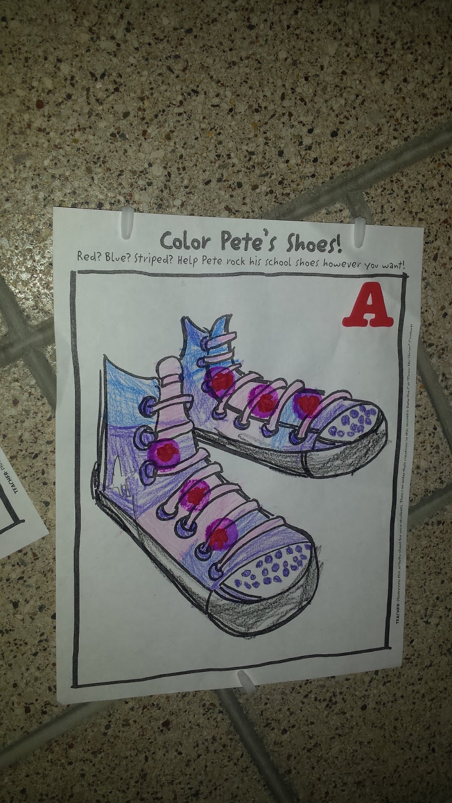 Mrs. Marshall's Kindergarten News : Rocking Our School Shoes