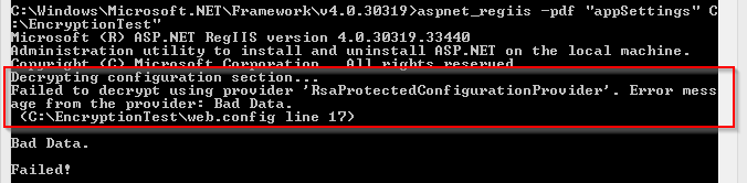 Allen Conway Encrypting Configuration Sections In Net