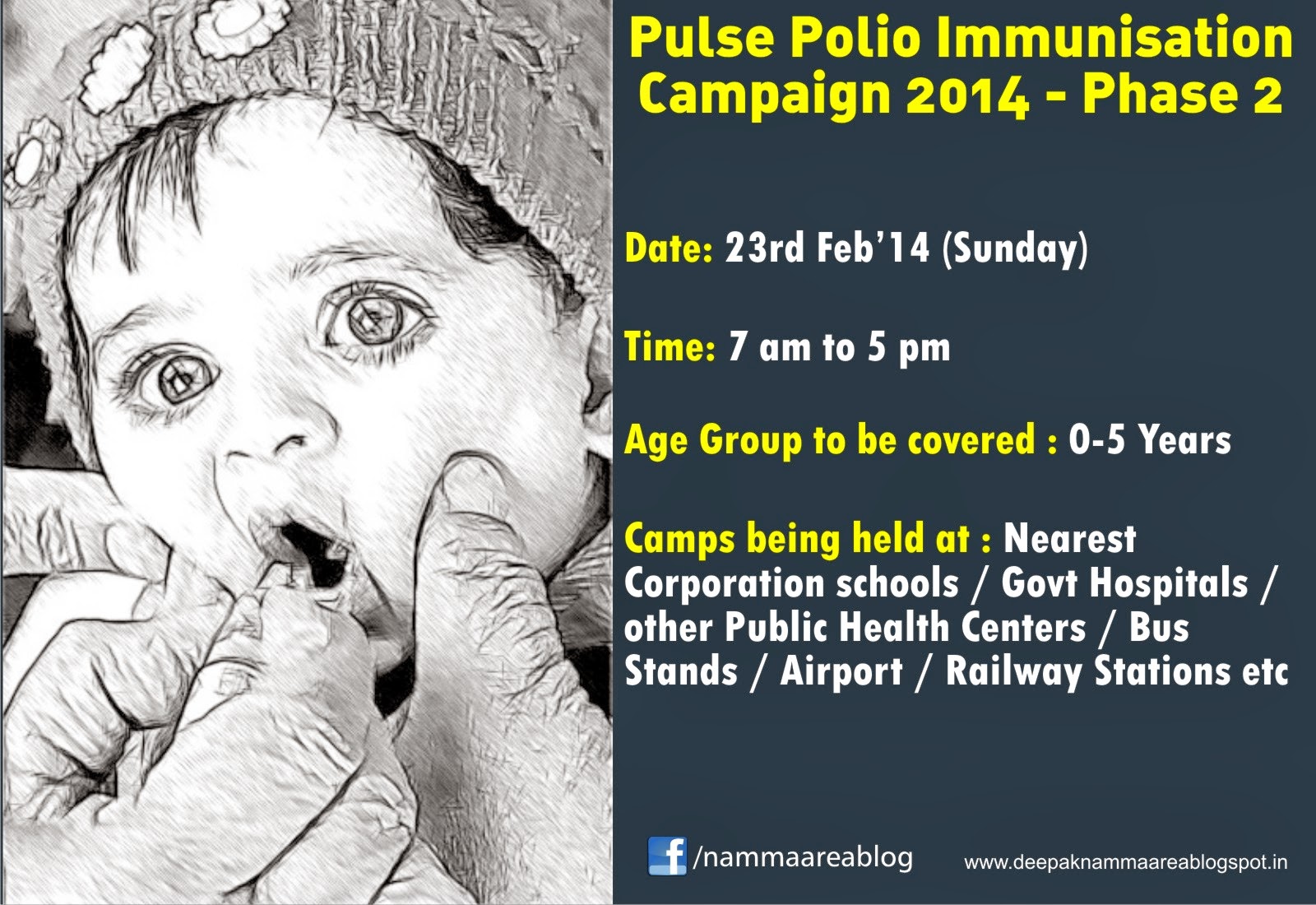 Pulse Polio Immunisation Campaign 2014 - Phase 2 (23rd Feb'14) | Namma ...