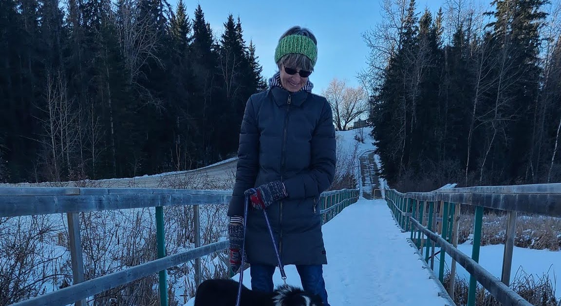 Walking Trails near Lacombe, Alberta: December 2, 2020 Walk from ...
