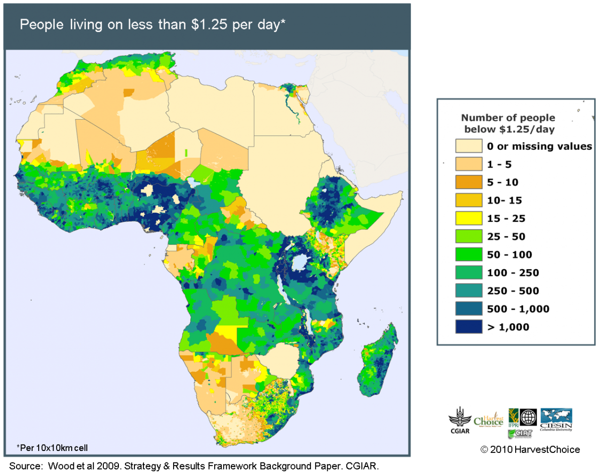 Africa Poverty Map