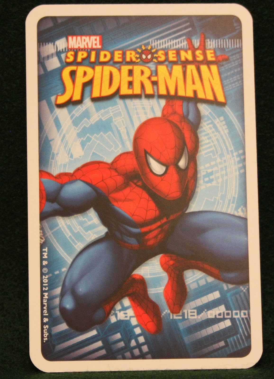 Cartas de Superheroes: SPIDER SENSE SPIDER-MAN ACTION GAME 2 IN 1