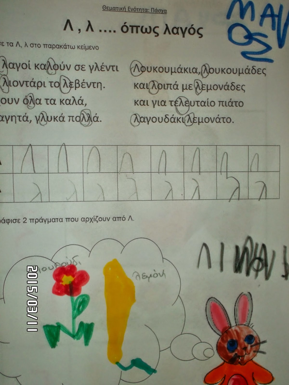 Νηπιαγωγείο Κοκκίνη Χάνι: Συνέχεια των πασχαλινών μας δραστηριοτήτων