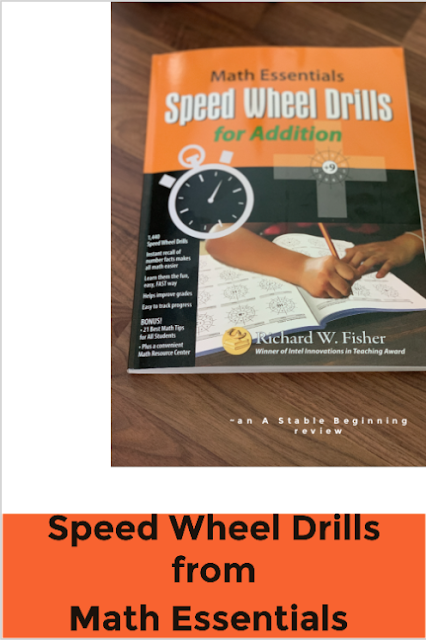 A Stable Beginning: Speed Wheel Drills from Math Essentials ~ a TOS review