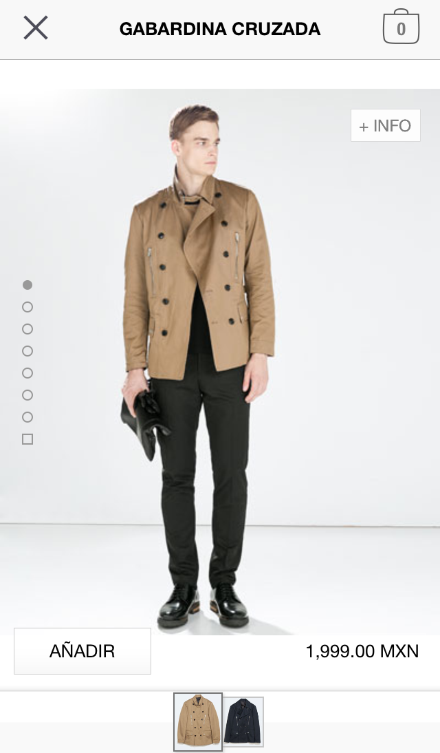 Arrancan las compras on line en Zara México #DearZara