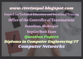 Computer Networks - 5th Semester Questions Papers CTEVT | Diploma in ...