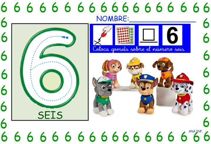 INFANTILES DE ANA V.: EL NÚMERO 6