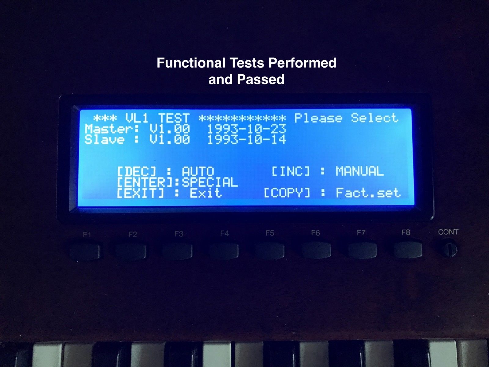 MATRIXSYNTH: Yamaha VL1 synth New LCD Display & Disk Drive