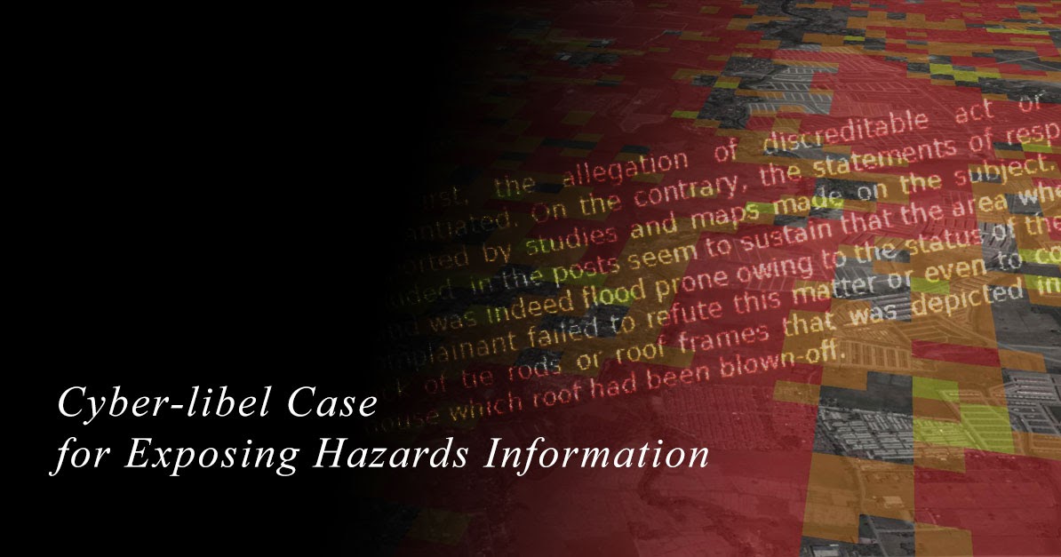 Cyber-libel Case for Exposing Hazards Information : Schadow1 ...
