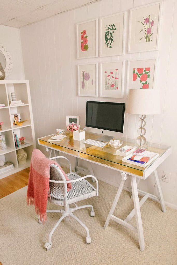 Pretty Home Offices - Emily May Designs