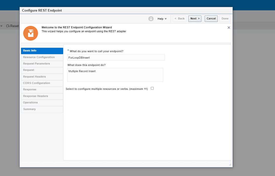 Create a REST API in OIC to insert multiple records in On-Prem Database ...