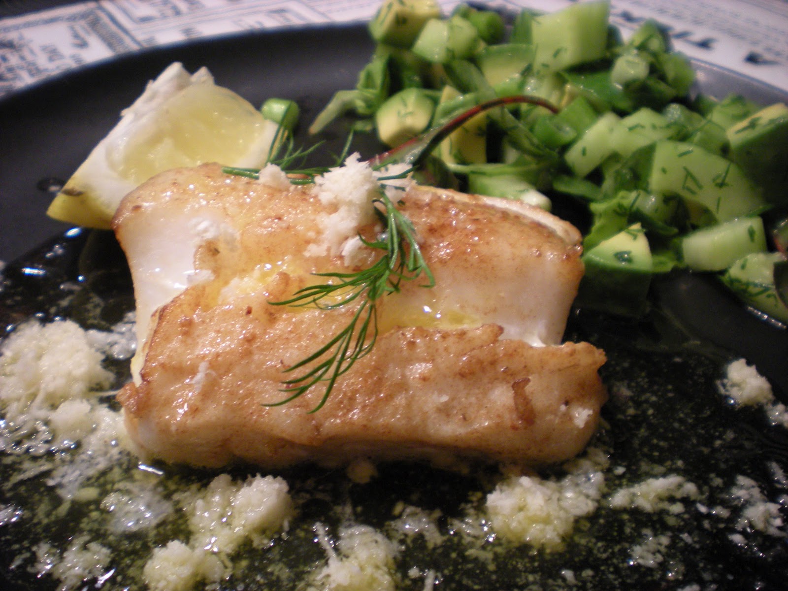 Mörk o Mat: Torskrygg med god grön sallad