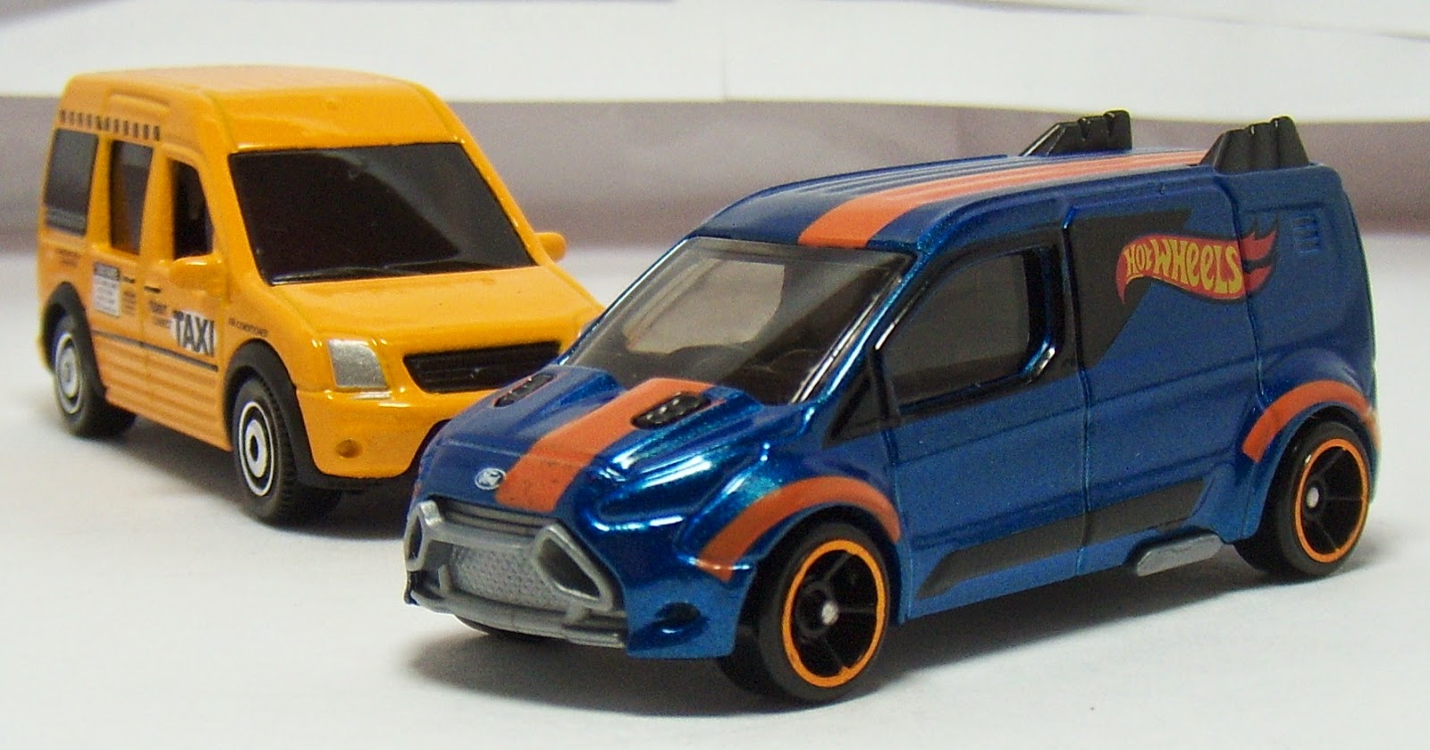 Hot Wheels and Matchbox Ford Transit Connect