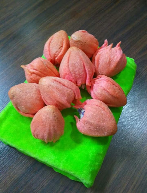 Tutorial Gubahan Bentuk Buah Dari Tuala