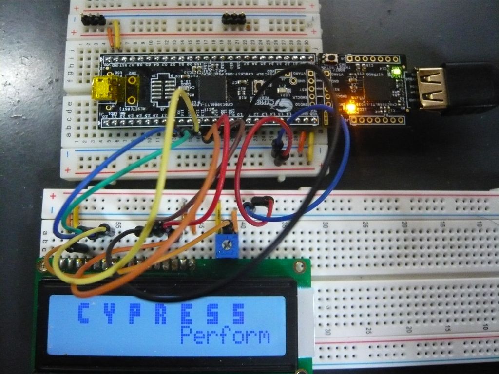音源とオーディオの電子工作（予定）: PSoC 5LP Prototyping KitでChar LCD(HD44780)を使う まとめ