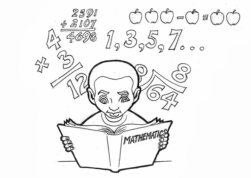 Desenhos de Matemática para Colorir e Imprimir - Desenhos para Colorir ...