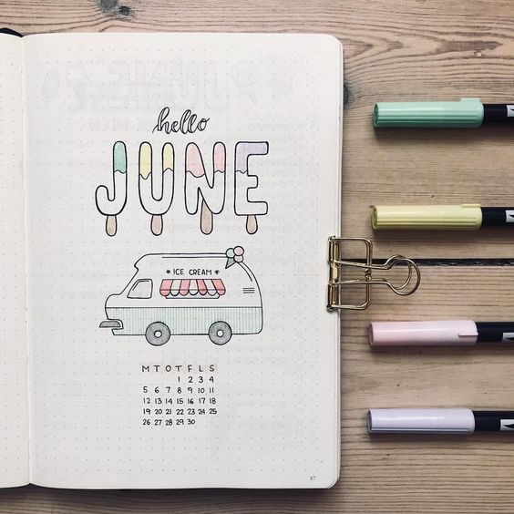 BULLET JOURNAL: 10 Capas de Junho para você se inspirar - BLOG ALINE ...