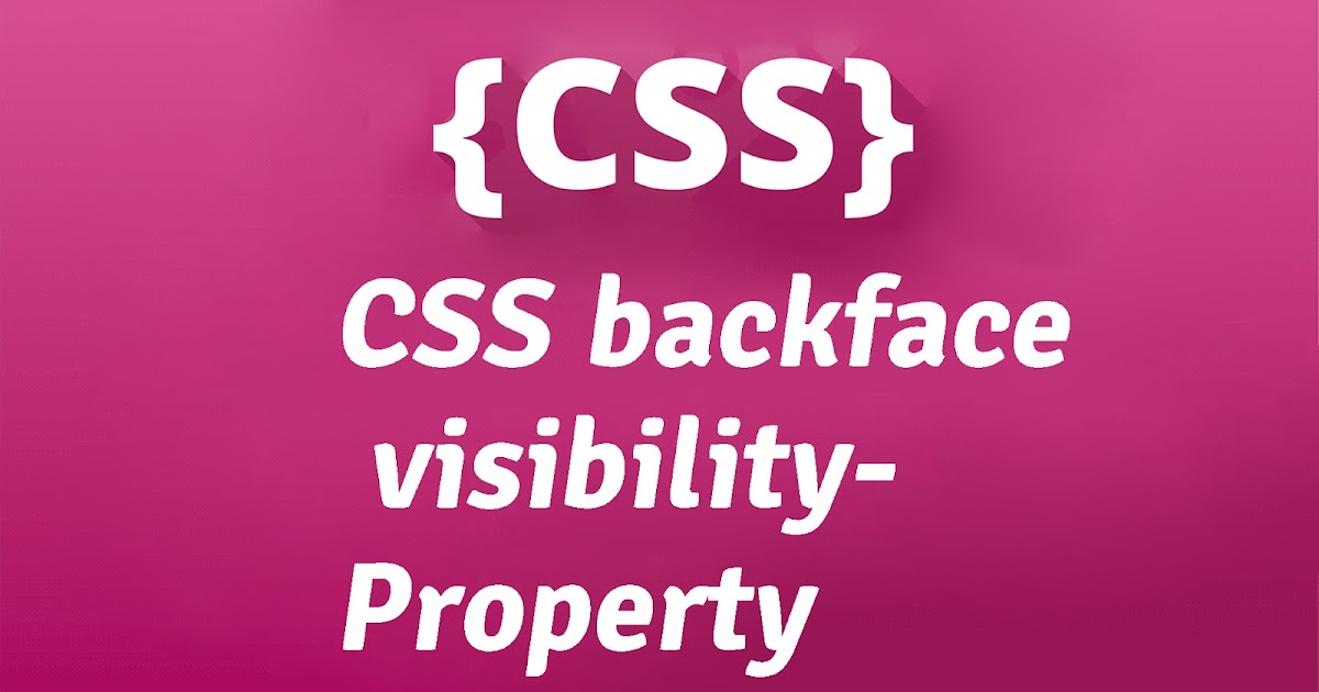 Css Backface Visibility Property