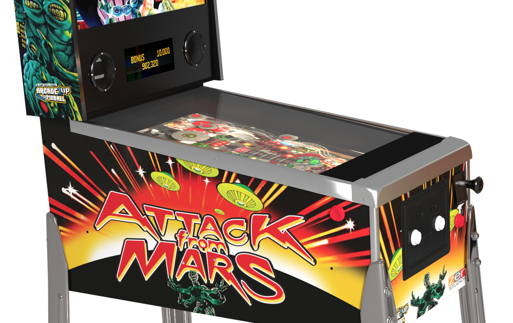 Weblinksnewsletter: Arcade1UP Pinball for HOME! Attack from Mars