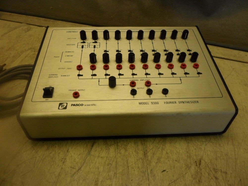 MATRIXSYNTH: PASCO SCIENTIFIC MODEL 9300 9307 FOURIER SYNTHESIZER
