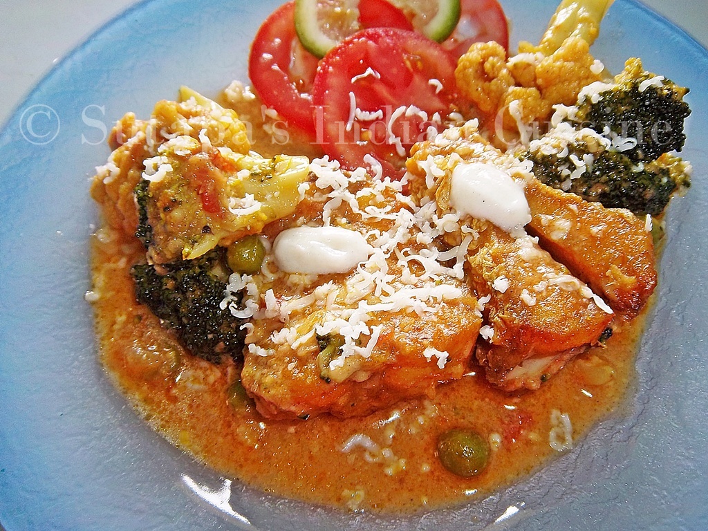 Creamy Bhetki/Cheesy Creamy preparation with Barramundi Perch