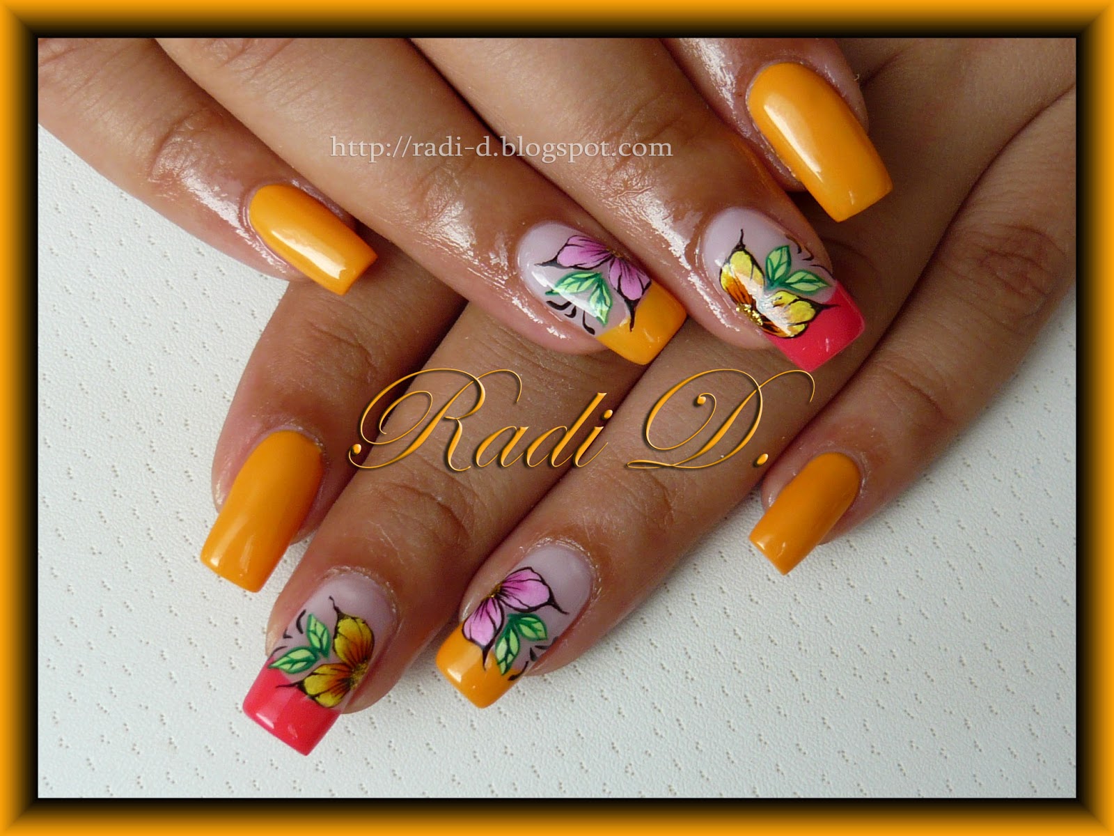 It`s all about nails: Yellow Sub- Mandarin