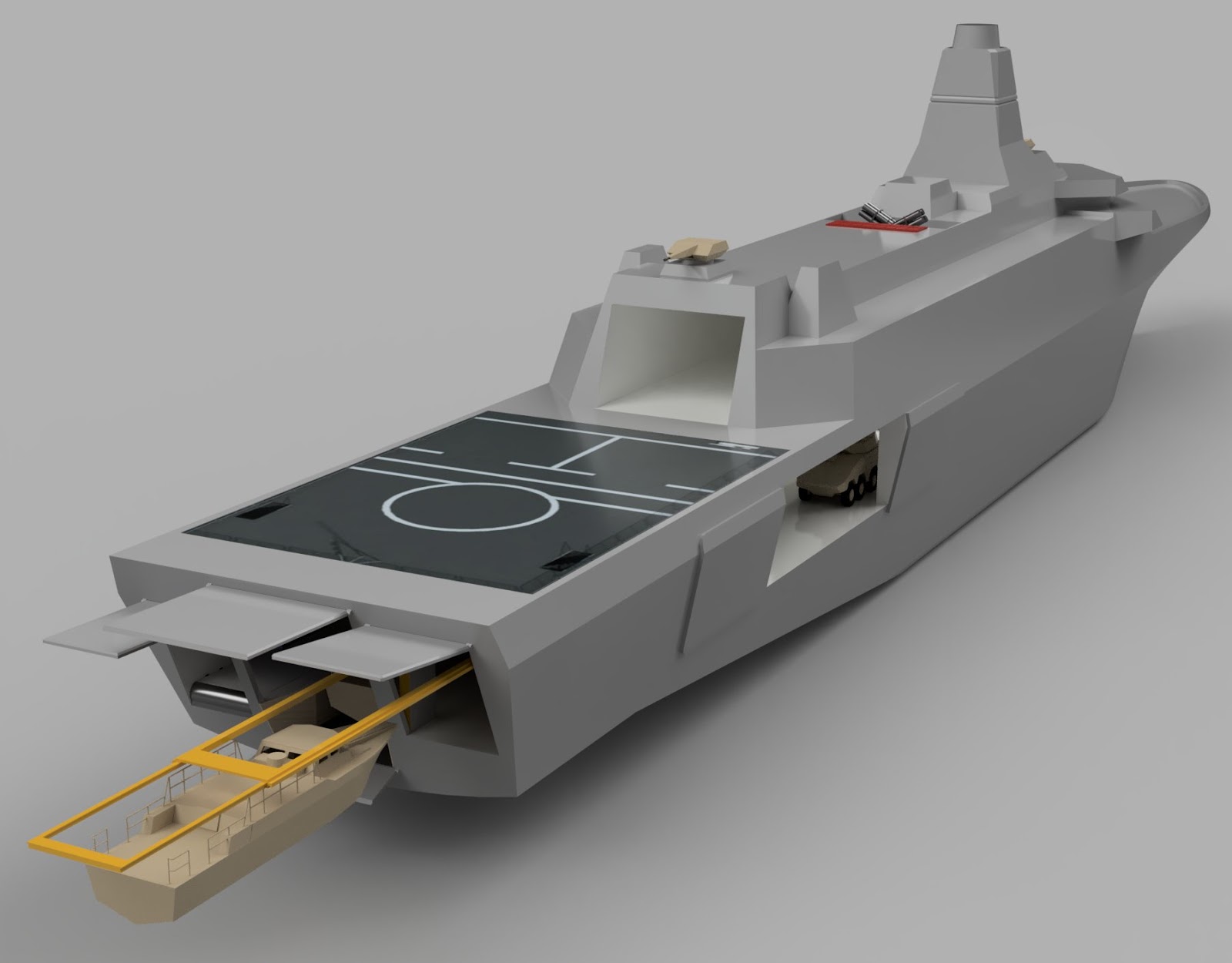 SNAFU!: Concept of an "Americanized" Absalon/Crossover type ship...by ...