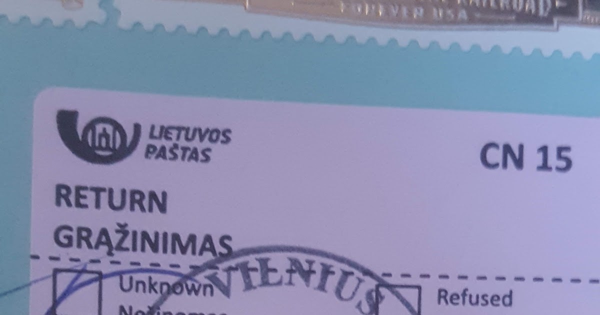 envelope 100: Lithuanian postal additions